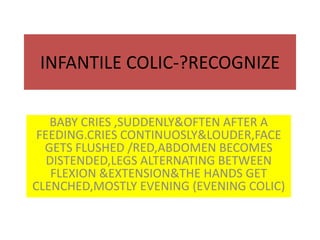 Infantile colic | PPTX