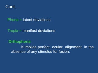 Infantile esotropia by dr adnan | PPTX