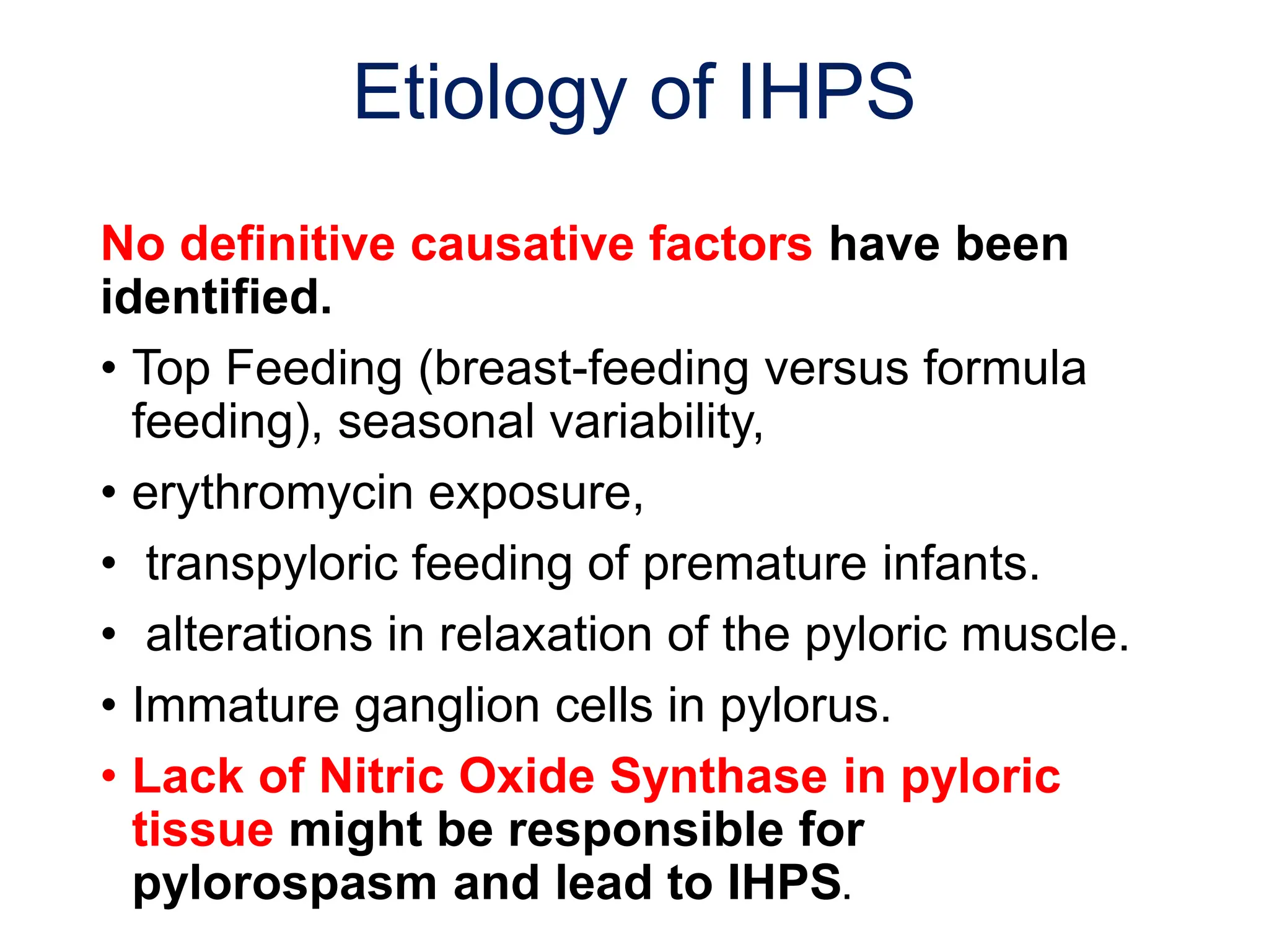 Infantile hypertrophic pyloric stenosis | PPTX