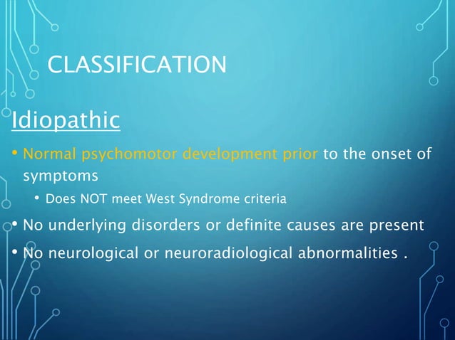 Infantile Spasms.ppt | Brain and Nervous System Disorders | Diseases ...