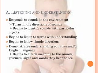 Infant language and literacy development | PDF