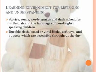 Infant language and literacy development | PDF