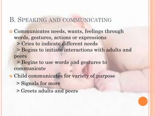 Infant language and literacy development | PDF