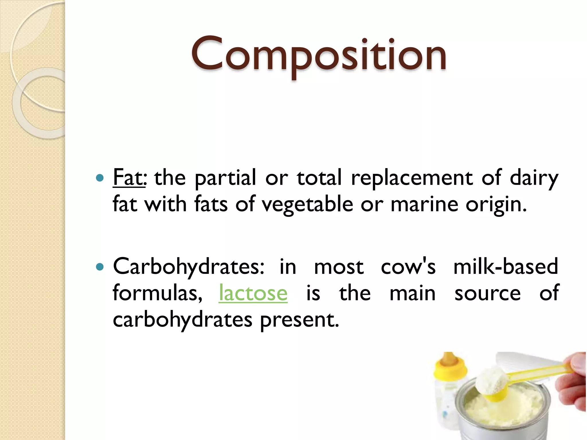 Infant milk formula | PPTX