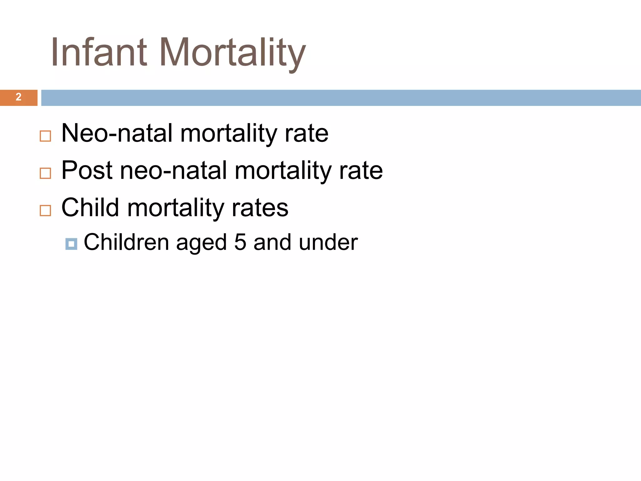 Infant Mortality | PPTX