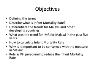 Infant Mortality Rate.pptx | Pregnancy | Reproductive Health