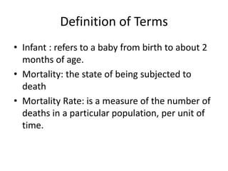 Infant Mortality Rate.pptx | Pregnancy | Reproductive Health