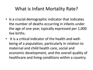 Infant Mortality Rate.pptx | Pregnancy | Reproductive Health