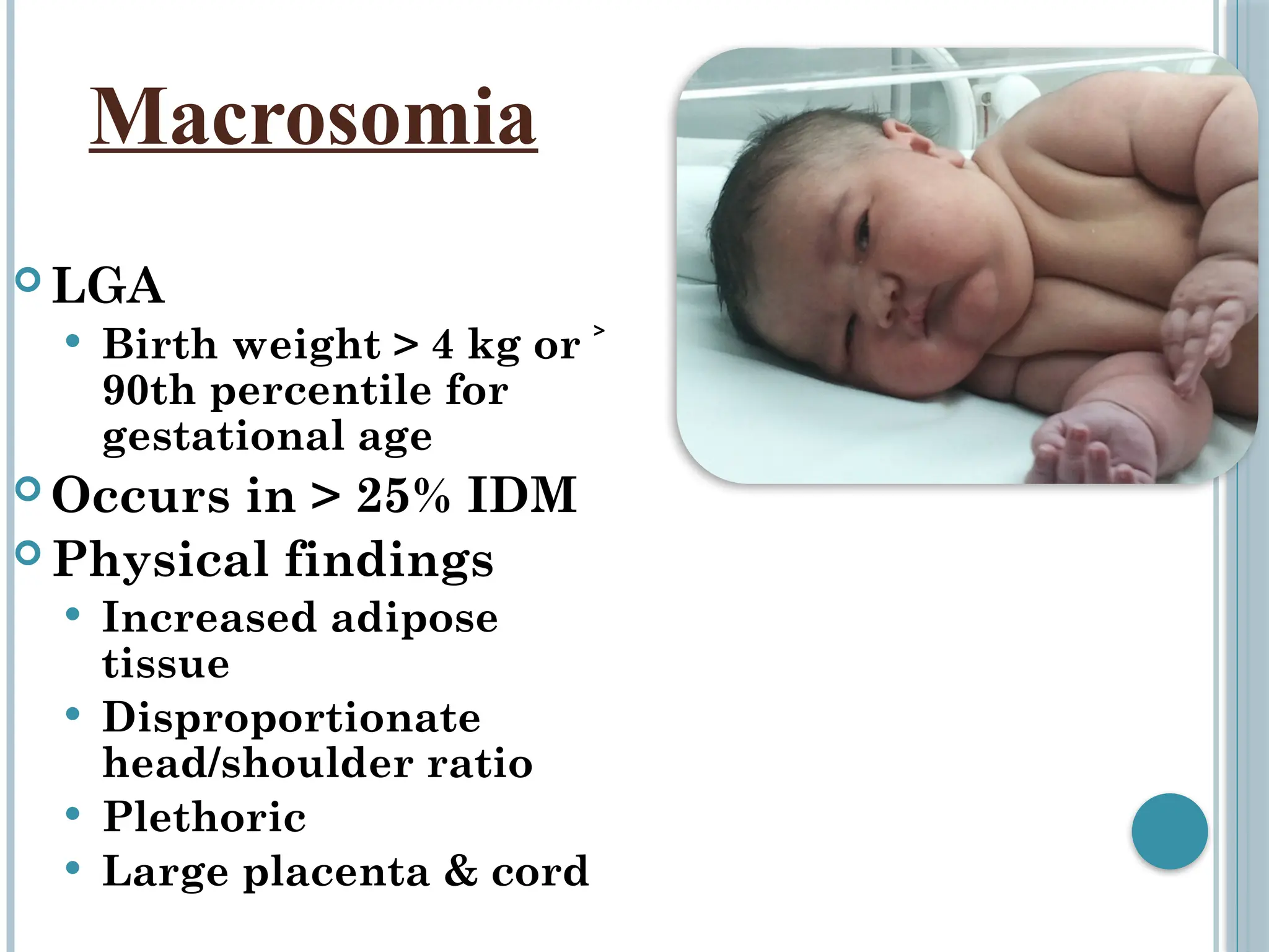 INFANT OF DIABETIC MOTHER copyslides.pptx | Pregnancy | Reproductive Health