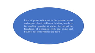 Infant oral health.pptxddddddddddddddddddddddddddddddd | PPTX