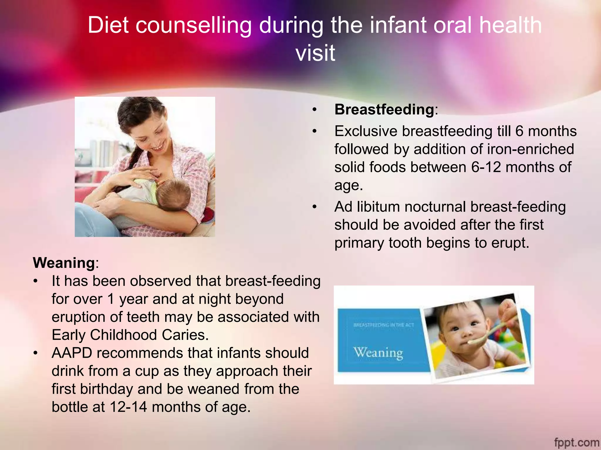 Infant oral health care | PPTX