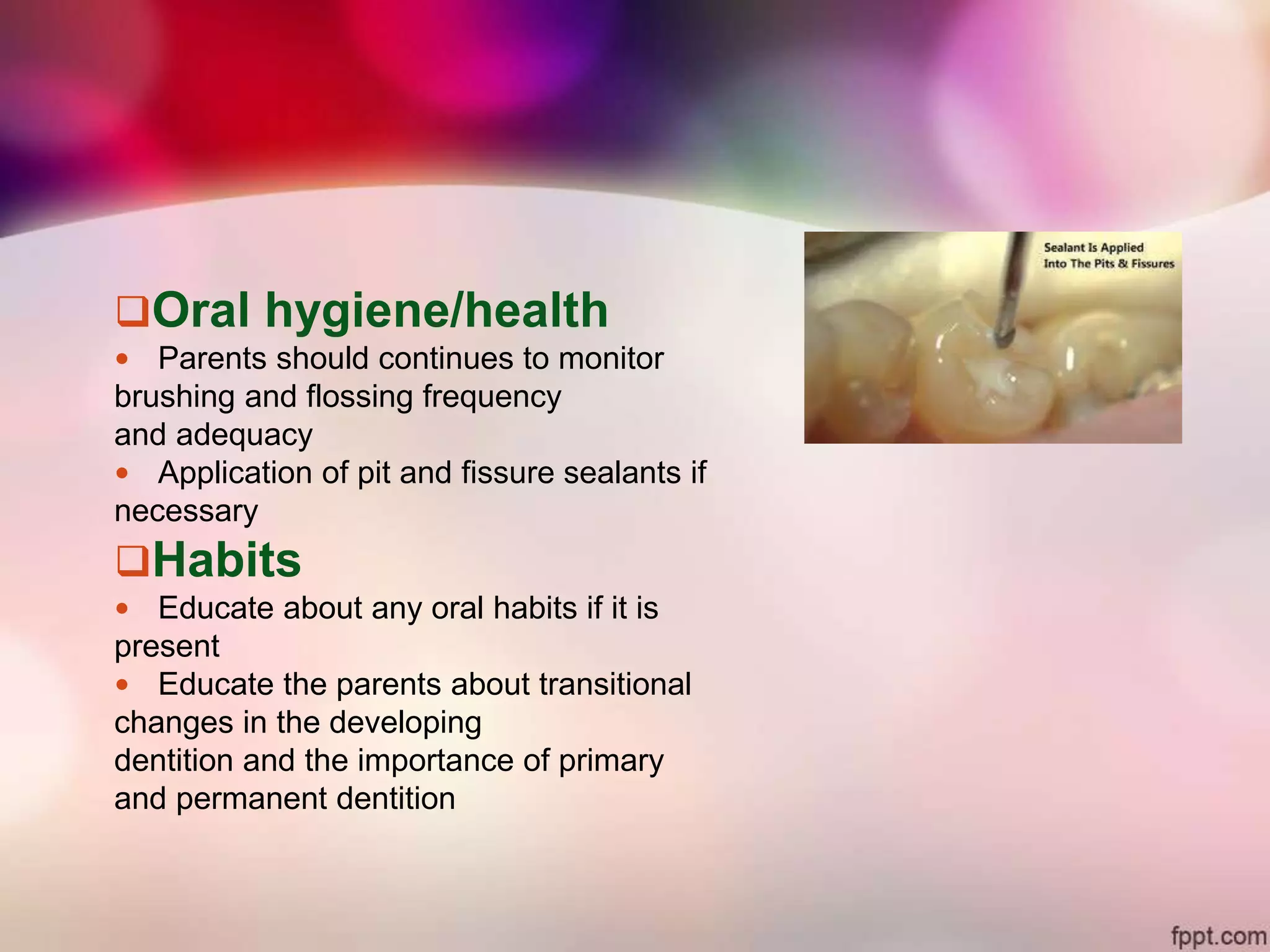 Infant oral health care | PPTX