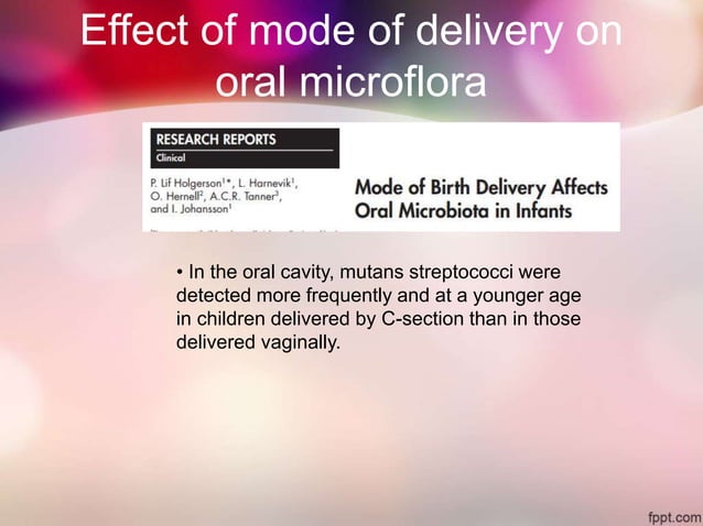 Infant oral health care | PPTX