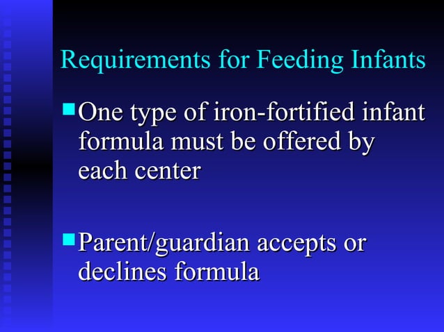 Child and Adult Care Food Program (CACFP | PPT