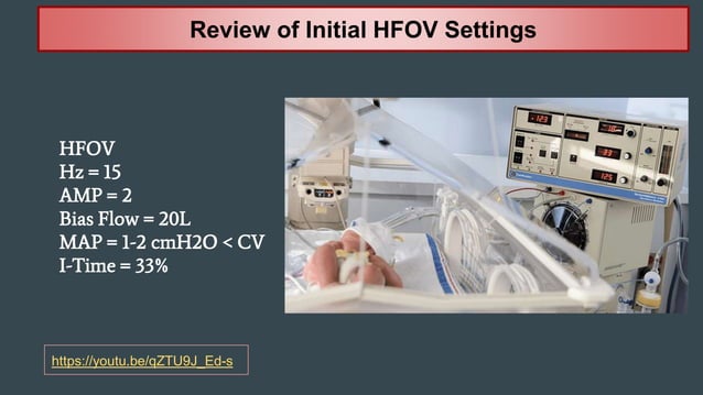Infant respiratory distress syndrome PPV guideline