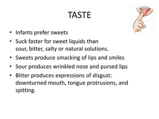 Infant senses - Child Development | PPTX