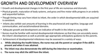INFANTS GROWTH AND DEVELOPMENT - MEDICAL-SURGICAL NURSING.pptx