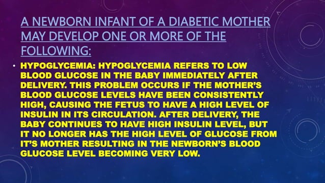 Infants of diabetic mothers.... | PDF