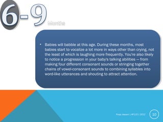 Infant speech perception | PPT