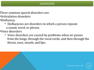 Infant speech perception | PPT
