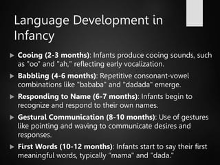 period of infancy in developmental psychology | PPTX | Pregnancy ...