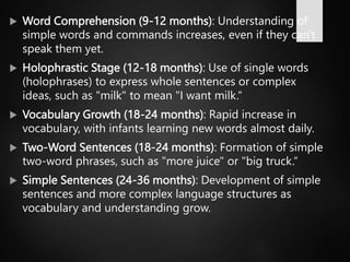 period of infancy in developmental psychology | PPTX
