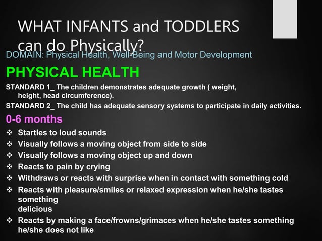 period of infancy in developmental psychology | PPT
