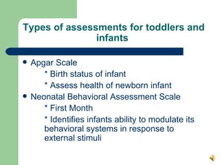 Infant Toddler Assessment | PPT