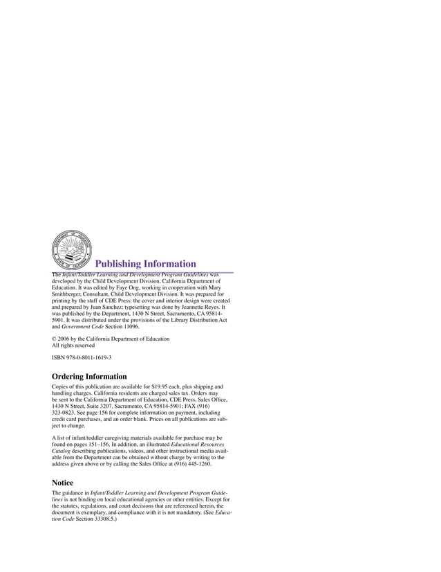 Infant toddler learning & development | PDF