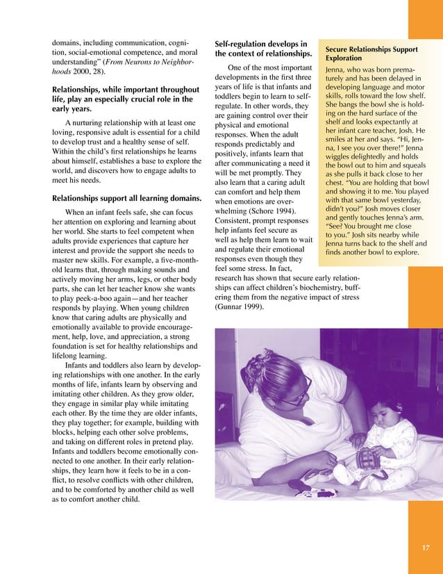 Infant toddler learning & development | PDF