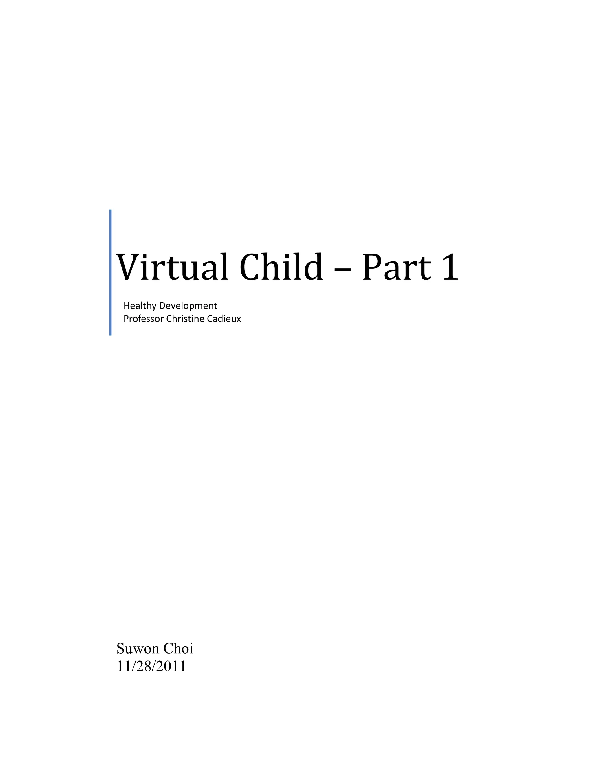 Infant year revised | DOCX | Parenting Babies and Toddlers | Parenting