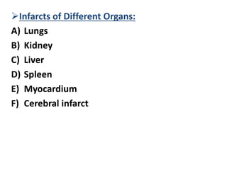 INFARCTION pathology medical students h | PPTX | Blood Disorders ...