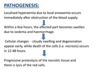 INFARCTION pathology medical students h | PPTX | Blood Disorders ...