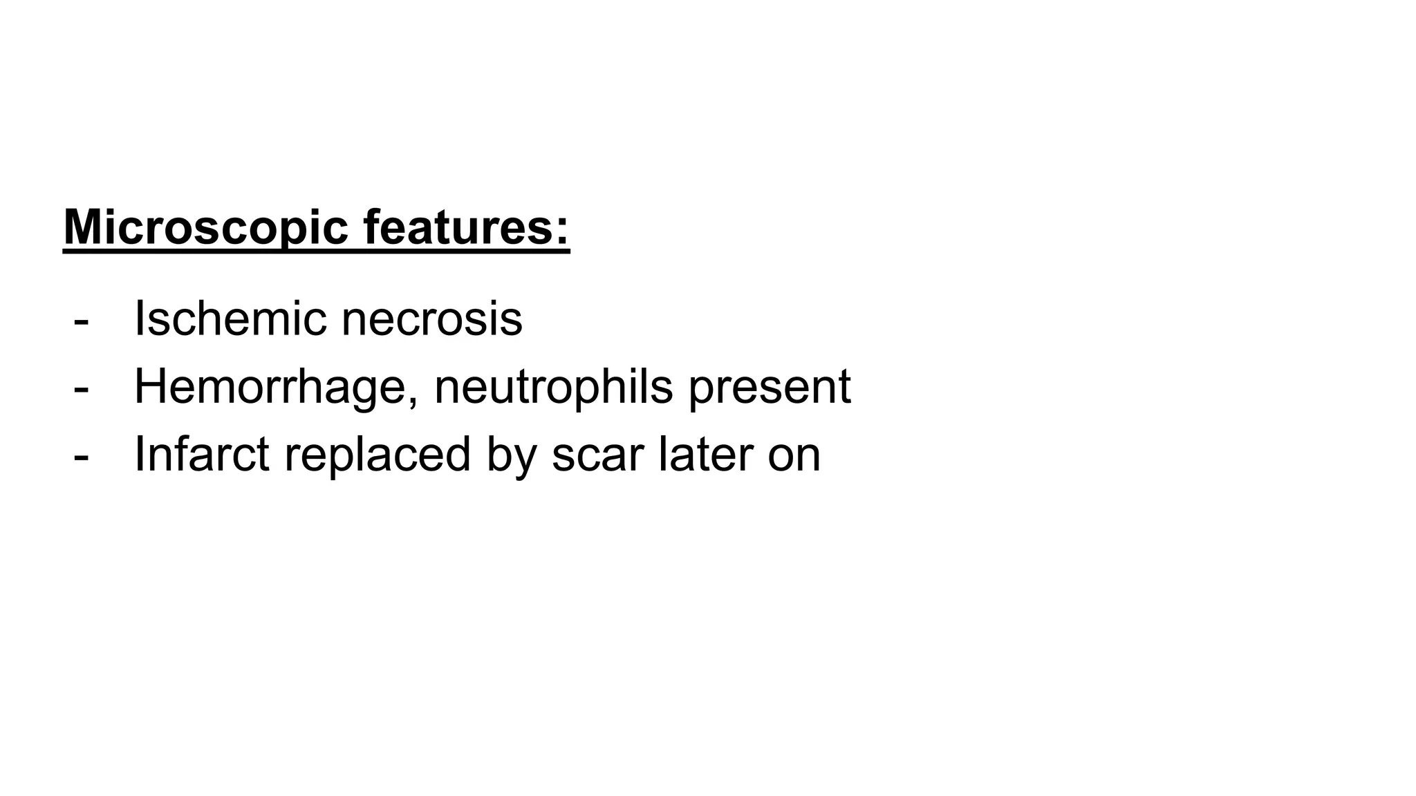 Infarction: types of infarcts, morphology - Pathology - ATOT | PPTX
