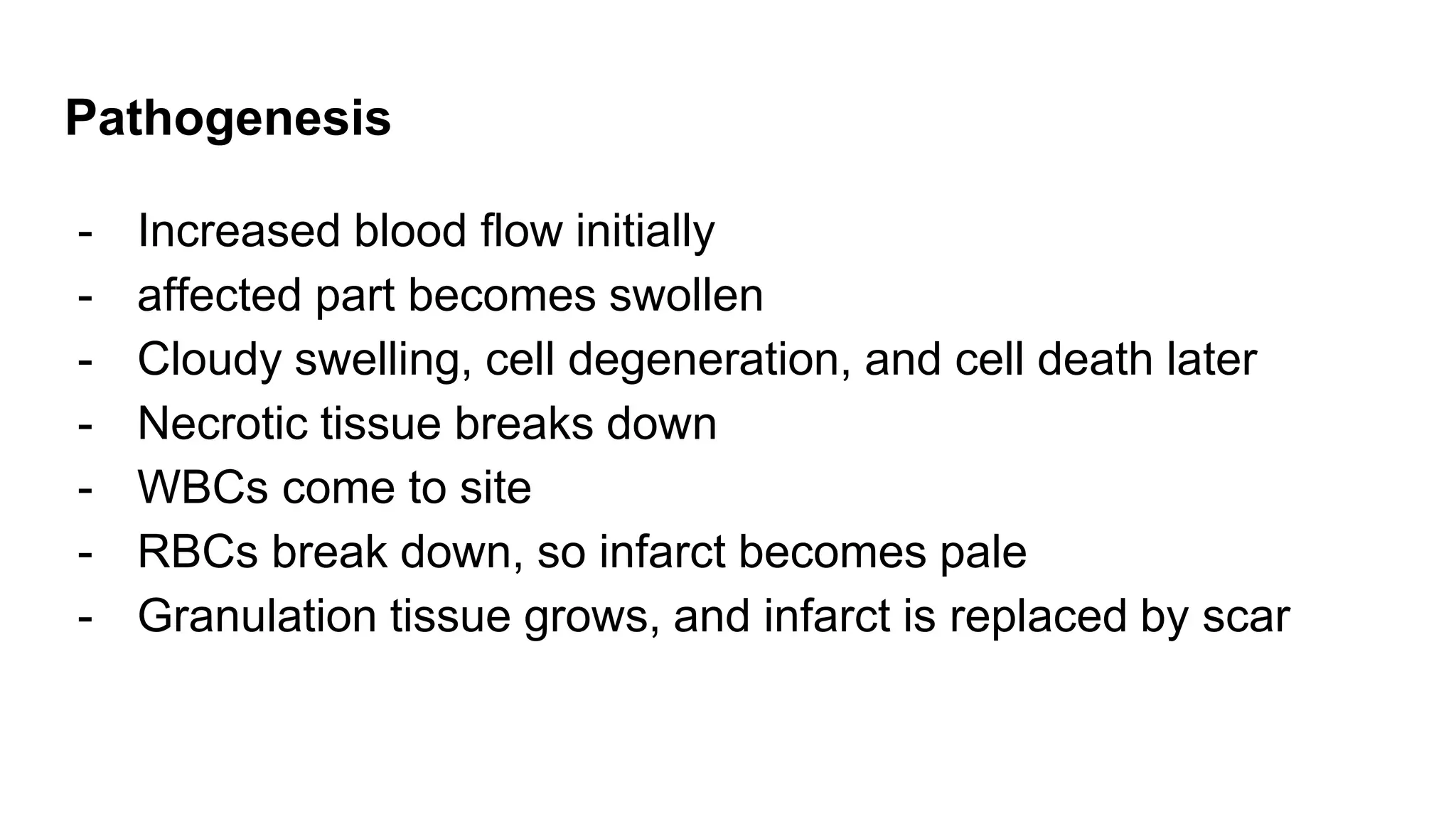 Infarction: types of infarcts, morphology - Pathology - ATOT | PPTX