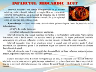 Infarctul miocardic acut | PDF