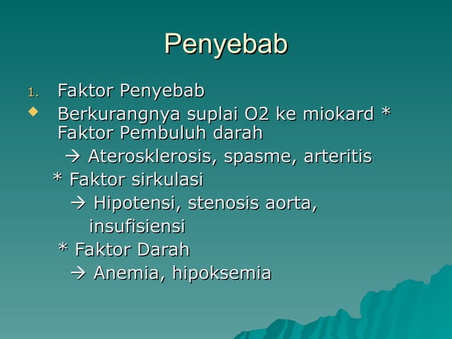 KONSEP INFARK MIOKARDIUM DAN PENATALAKSANAANNYA | PPT