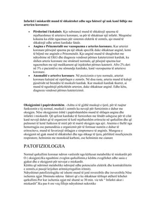 Infarkti i miokardit | DOC