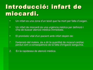 Infart de miocardi i embòlia pulmonar | PPT