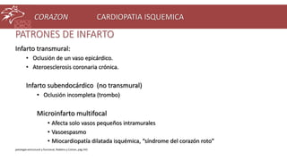 cardiopatia isquemica | PPTX