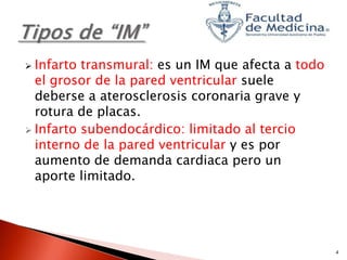 Infarto agudo al miocardio | PPTX