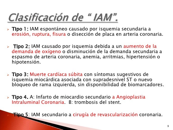 Infarto agudo al miocardio