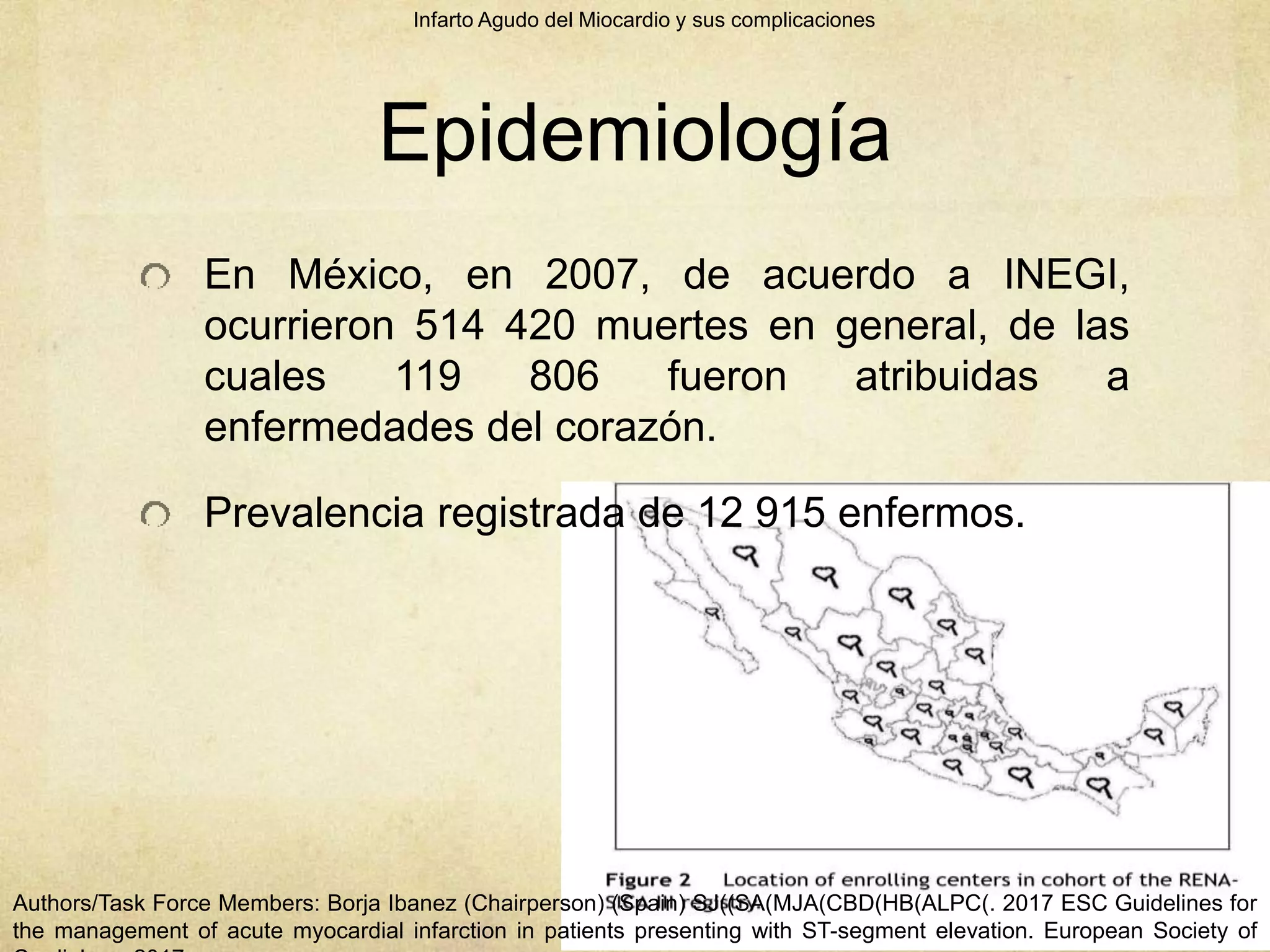 Infarto agudo del miocardio y sus complicaciones | PPTX | Physical ...