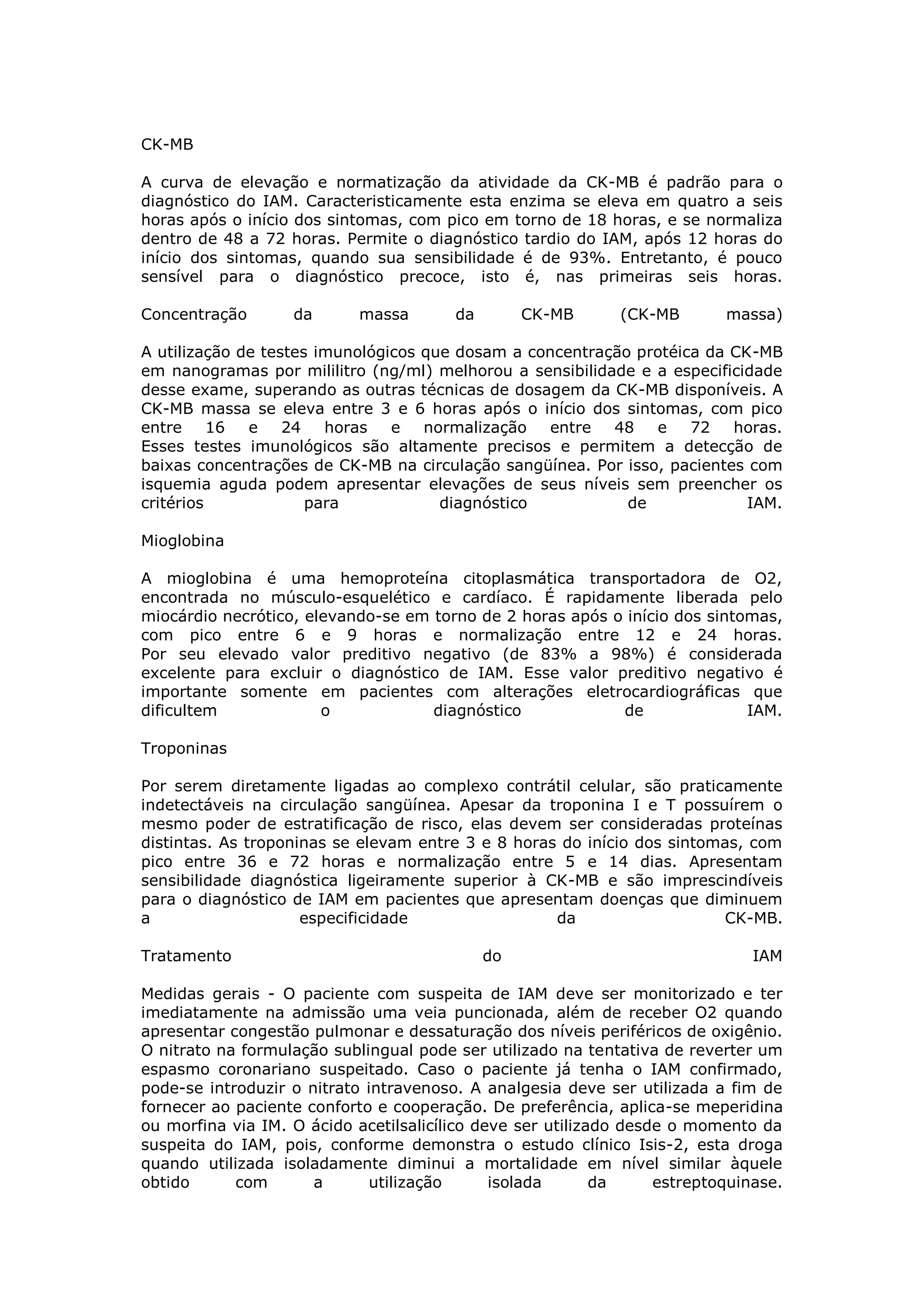 Infarto agudo do miocárdio | PDF
