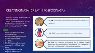 marcadores para Infarto del miocardio | PPTX