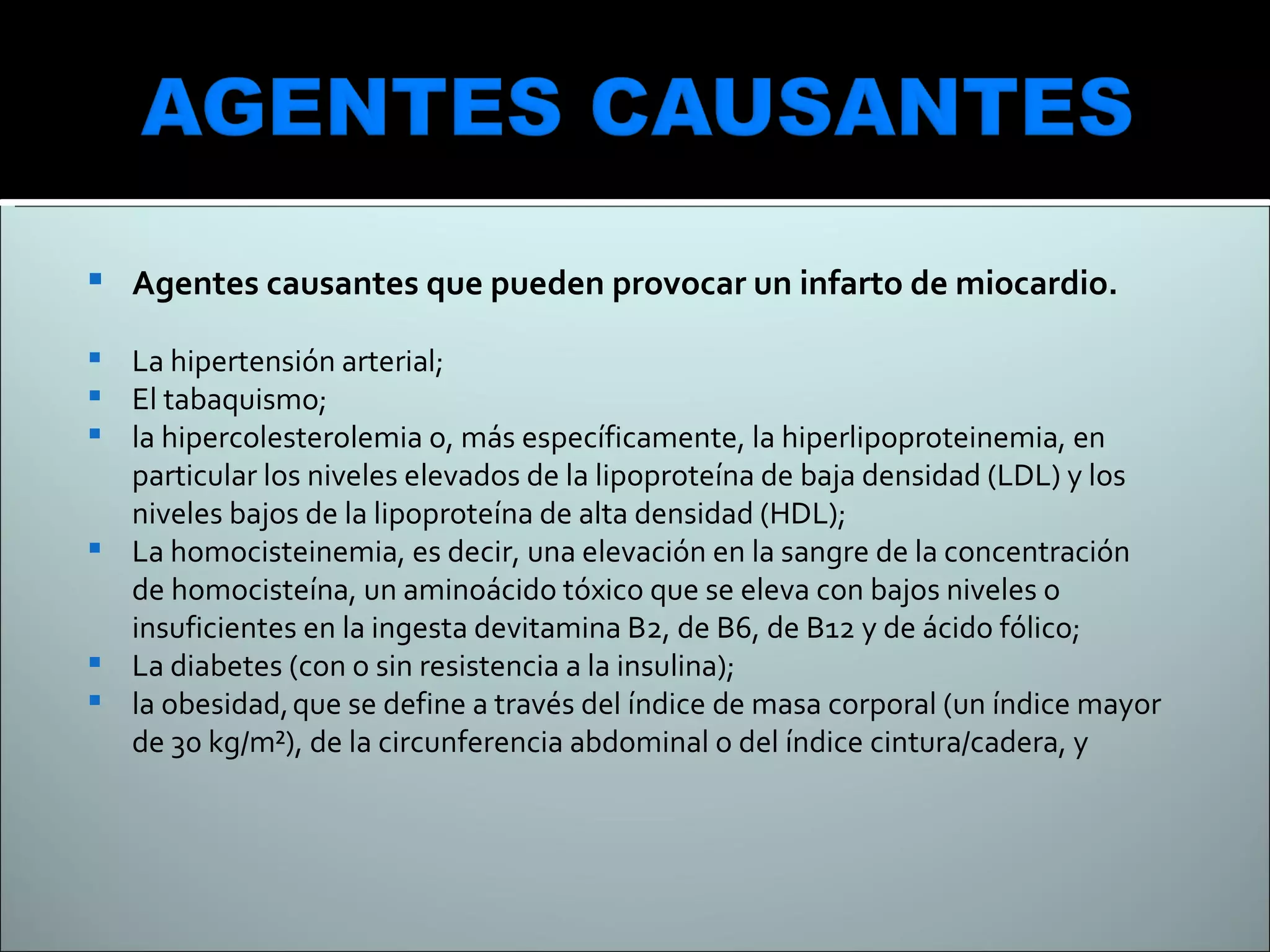 Infarto de miocardio | PPT