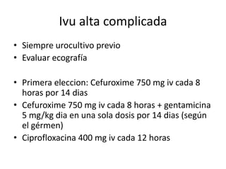 Infección de vías urinarias | PPTX