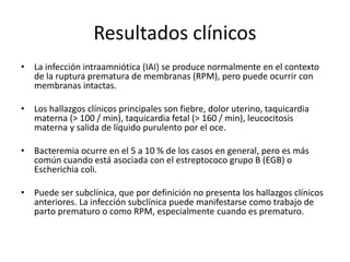 Infección intraamniótica | PPTX