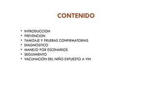 INFECCIÓN PERINATAL POR VIH, enfoque neonatal | PPTX