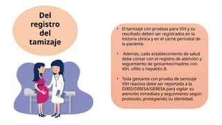 INFECCIÓN PERINATAL POR VIH, enfoque neonatal | PPTX